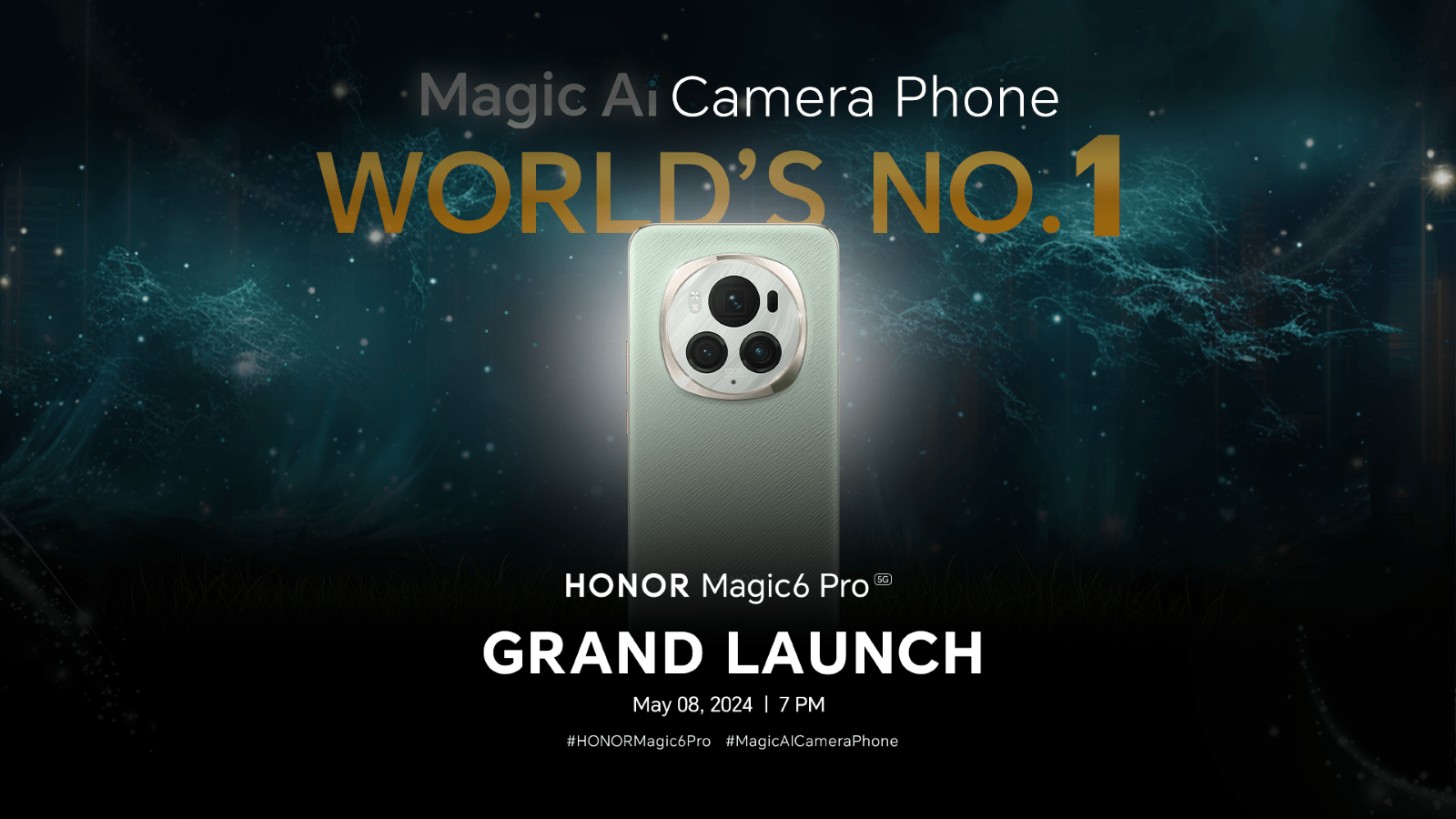 Unlock the Power of Magic AI Camera Phone, HONOR Magic6 Pro Launching on May 8 - the ...