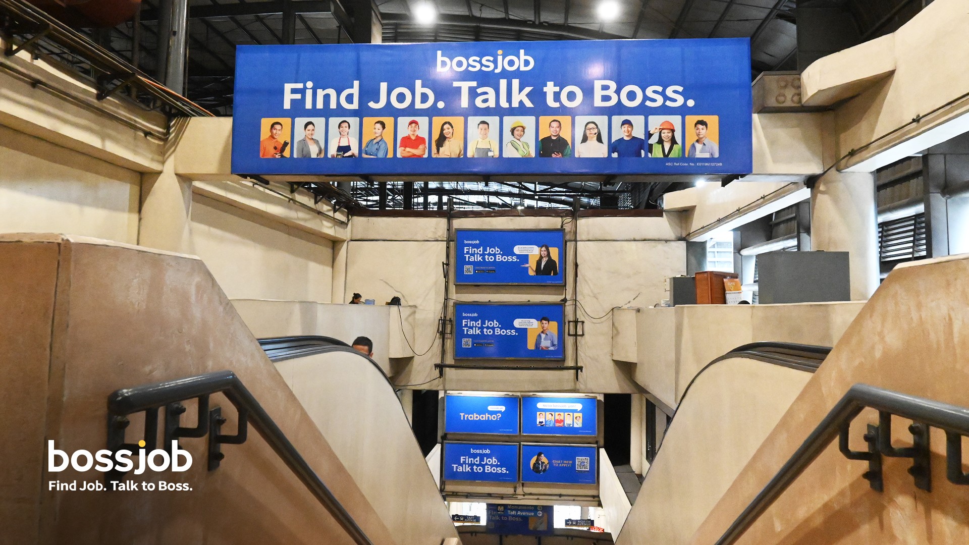 Bossjob Brings Job Hunting to the Fast Lane with Ayala MRT Station Ad Campaign - the ...