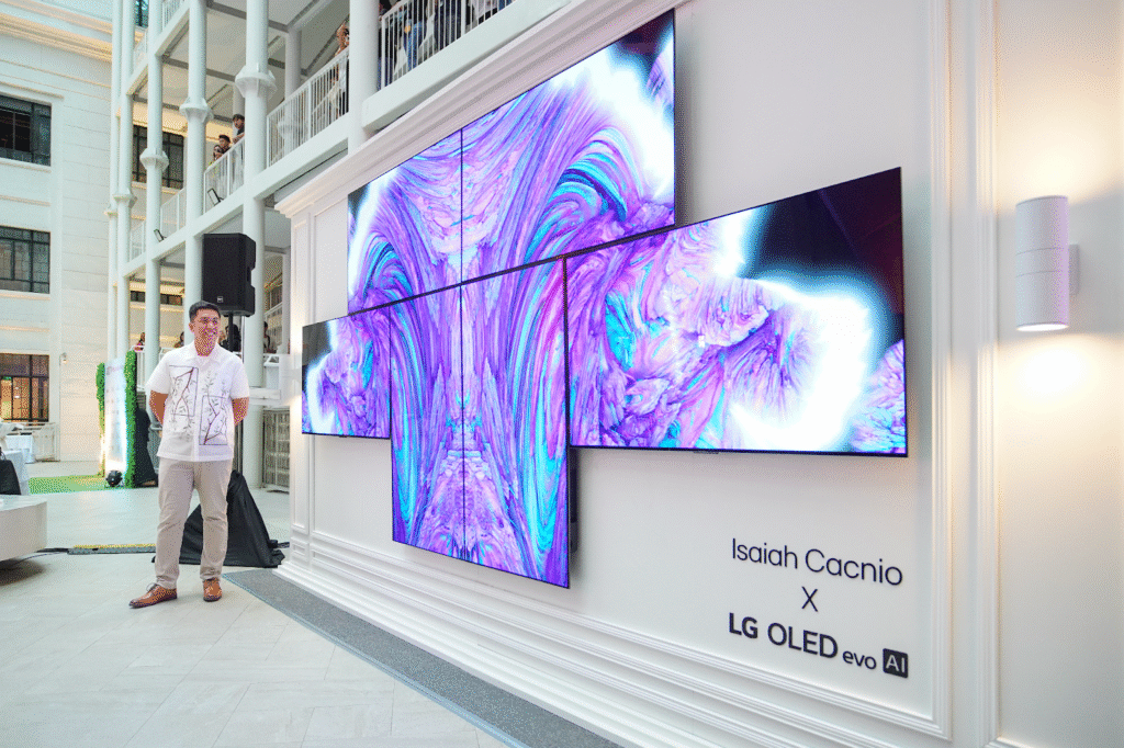 Celebrating 12 Years of OLED Excellence, LG Showcases “Fragments” by Isaiah Cacnio at the ...