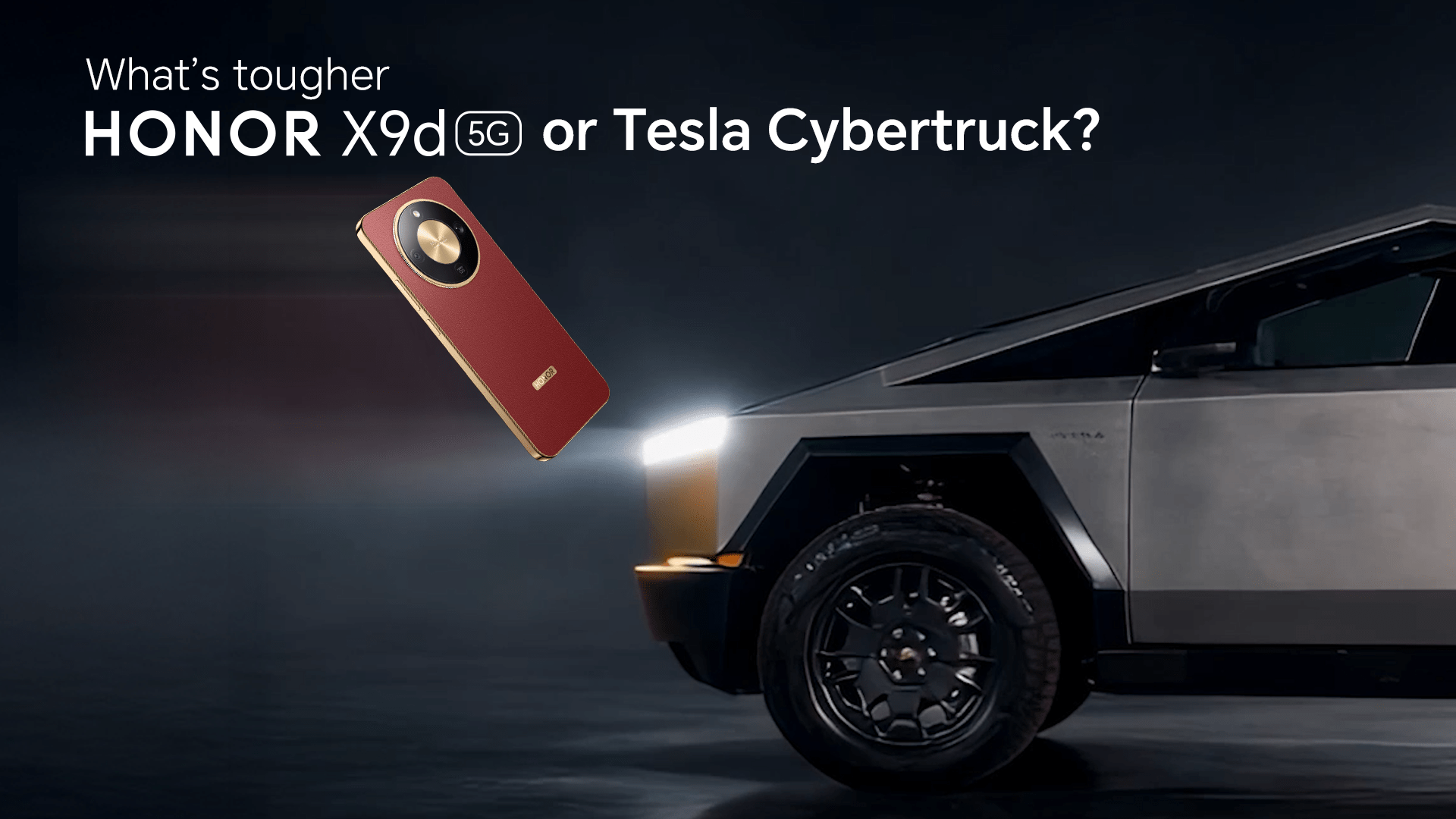 The Toughest Phone HONOR X9d 5G vs. Tesla Cybertruck: Which is Tougher ...