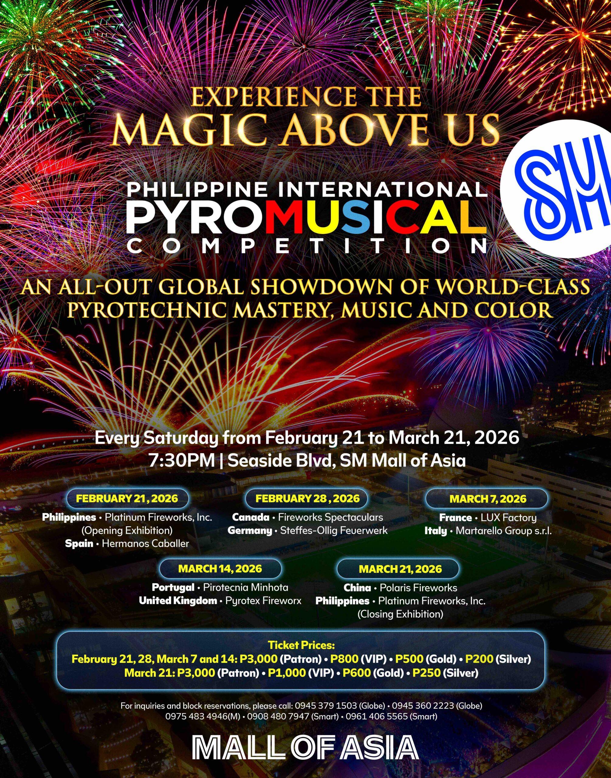 Philippine International Pyromusical Competition 2026 delivers a bigger ...